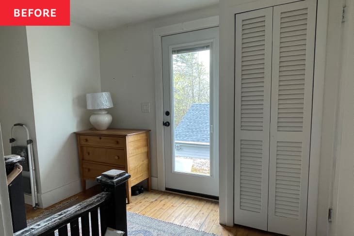 Bi-Fold Closet Doors Get a Custom Redo with a Luxe Look | Apartment Therapy